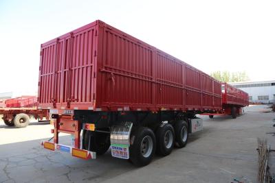 Cina Semi-remolchio da 60 tonnellate con tre assi con rimorchio da 1,5 m in vendita