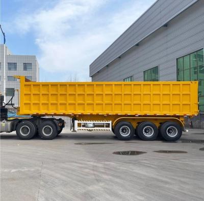 Cina Camion a tre assi da 50 tonnellate / scatola / camion a parete laterale semirimorchio per il trasporto di merci in vendita