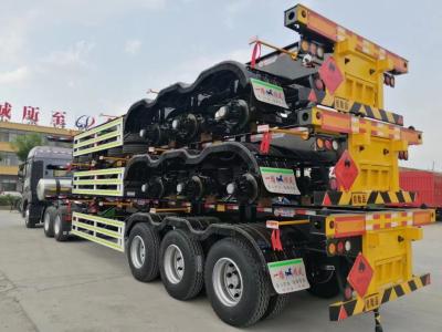 Cina Chassis contenitore di rimorchio per semi-camion con base delle ruote da 1310 mm e valvola di rilassamento Wabco in vendita
