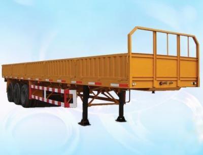 Cina 3 assi 13000X2500X2100MM rimorchio a parete laterale a piatta pianta camion semirimorchio per il trasporto in vendita