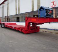 China Gooseneck Lowbed Trailer | Strong Structure & Easy Loading for sale