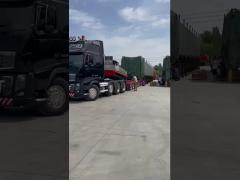 18-axle modular trailer capable of transporting 350 tons