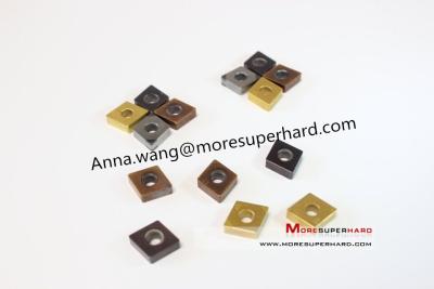 China Diamond Cutting Tool PCD Tipped Indexable Turning tool cbn and pcd inserts,ISO PCBN PCD CBN turning inserts for steel cu for sale