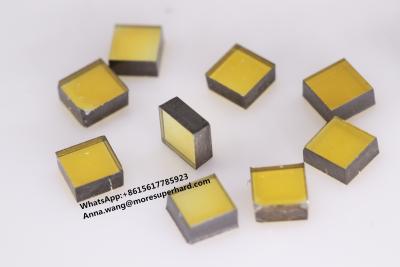 China large hpht synthetic diamond plate,Monocrystalline diamond ,Single crystal diamond 6x6x1.7mm  Square Shape Hpht Monocrys for sale