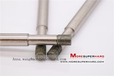 China Electroplated diamond pins for carbide,.025 x .080 x 1/8