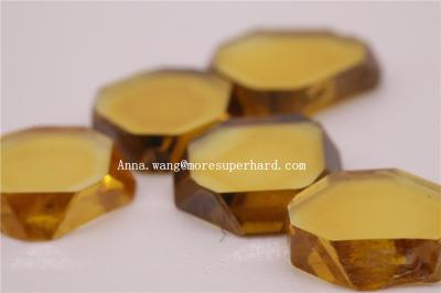 China Single Crystal Synthetic diamond HPHT 2 point 4 point orientation diamond stone scd diamond stone diamond plate for sale