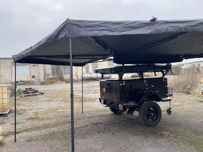 Small Mini Off-Road RV Trailer Self-Driving Wilderness Outdoor Camper ...