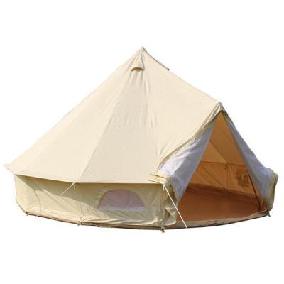 China 45 X 77cm Hotel Outdoor Event Tent Waterproof Windproof Retardant Canvas Bell Shape for sale