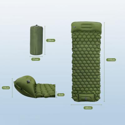 China TPU 1.5kg Camping Single Self Inflating Mattress Lightest Backpacking Sleeping Pad for sale