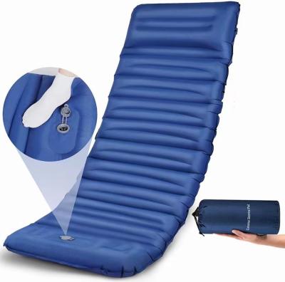 China Hiking Self Inflating Outdoor Sleeping Mat Inflatable Sleeping Pad Camping With Pillows for sale