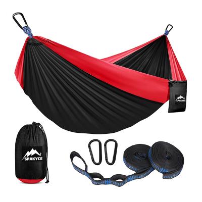 China New Lightweight Nylon Parachute Hanging Camping Hammock For outdoor Beach Hiking for sale