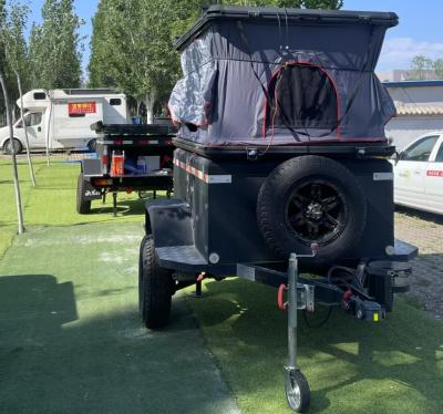 China Small Mini Trailer Off-road Vehicle Trailer Tent RV Wilderness Outdoor Self-driving Camper Trailer House for sale