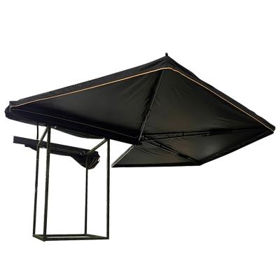 China Outdoor 4x4 Awing Car Roof Tent Quick Open Large 270 Degree Roof Side Awning Free Standing for Cars Camp Tent Car Rooftop Tent for sale