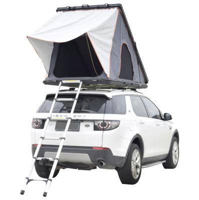 China 4x4 Outdoor 4 Person Aluminum Hard Shell Car Rooftop Tents Triangle Roof Tent Quick Open Waterproof Roof Top Tent for Camping for sale