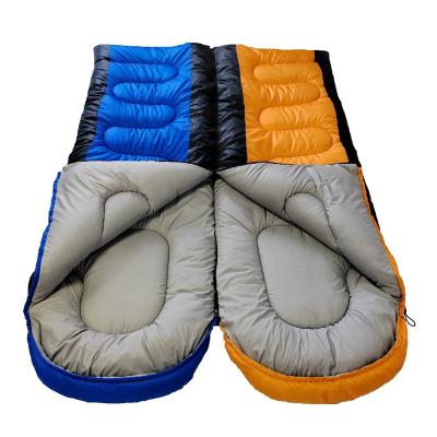 China Factory wholesale Waterproof Light Weight 2 Person Sleeping Bag Adult Double Sleeping Bag Winter -20 for sale