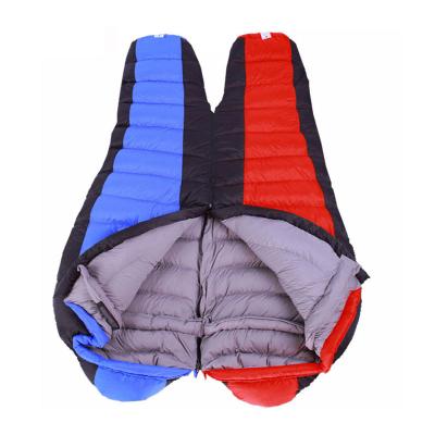 China Factory direct sales  Winter Ultralight Waterproof Duck Goose Down Sleeping Bag for Hiking, Outdoors for sale