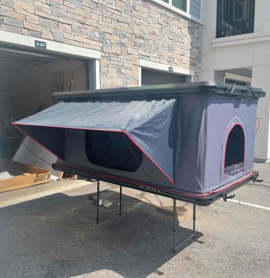 China Aluminium Hard Shell 4x4 Roof Top Tent 4 Person Car Tent Roof Camping Vertical Roof Top Tent for sale