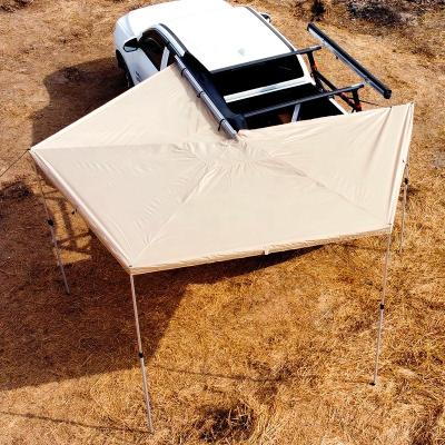 China Factory Hot selling 270 degree aluminum alloy waterproof Oxford cloth car side tent outdoor camping sunshade canopy for sale