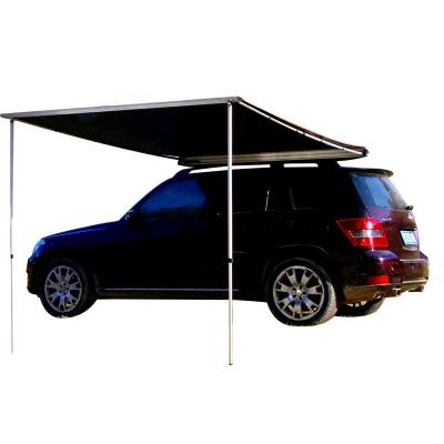 China Factory best-selling black glue coated car side waterproof canopy tent 420D Oxford cloth surround tent for sale