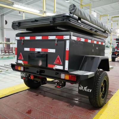 China Small Trailer Off-road Vehicle Trailer Tent RV Wilderness Outdoor Self-driving Camper Trailer House for Sale for sale