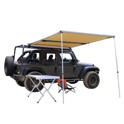 China Factory Custom Waterproof Retractable Car Sunscreen Canopy Tent 4x4 Outdoor SUV Roof Side Awning for Summer Made Oxford Fabric for sale