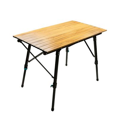 China Portable Folding Aluminium Alloy Side Picnic Table BBQ Folding Garden Table Folding Camping Table De Camping for sale