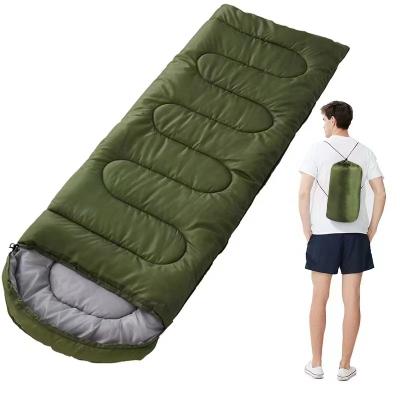 China 170T 950g-1800g Sleeping Bag 3 Season Adult Outdoor Thickened Warm Portable Camping Sleeping Bag Waterproof for sale