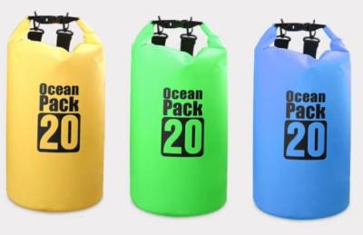 China Outdoor 10L Dry Backpack Waterproof 20l Dry Bag Backpack 500D PVC for sale