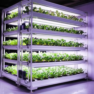 China Compact Hydro Grow System Designed for Scalable Vertical Farming Solutions Maximizing Space Utilization and Crop Output for sale