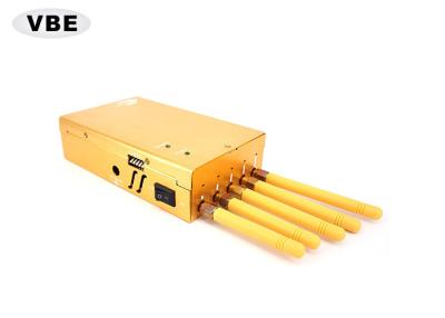 中国 5バンド2.5W 27dBm携帯用電話信号のブロッカー、GSM、UMTS、DCSのためのSignaleの手持ち型の妨害機 販売のため