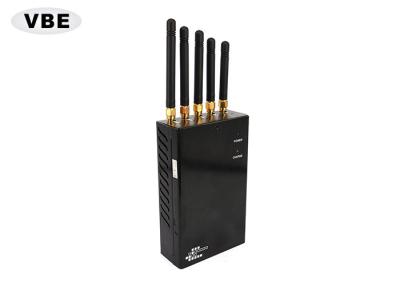 Cina 5 stampo portatile del segnale del telefono delle bande 2.5W 27dBm, emittente di disturbo tenuta in mano di Signale per gli AMP di 3G 4G in vendita