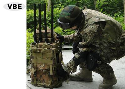 China High Power Portable Military Signal Jammer , Portable Wireless Signal Jammer AC 220V for sale