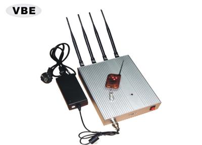 China Desktop Type Wifi Signal Jammer , Mobile Phone Blocking Device DC 5V 8A Output for sale