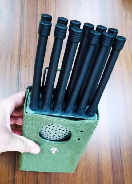 High Power 12CH Cell Phone Signal Jammer GPS WIFI 20 Meters Radius Signal Blocker