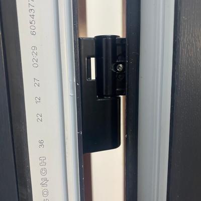 China Durable PVC Hinged Door Elegant Bathroom Klitchen Adjusting Upvc Doors for sale