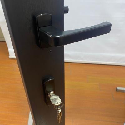 China Durable PVC Hinged Door Elegant Bathroom Klitchen Adjusting Upvc Doors for sale