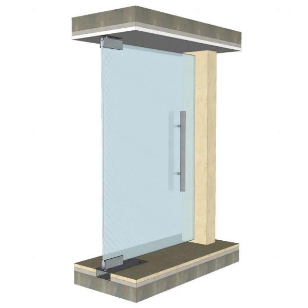 Quality All Weather Aluminum Pivot Doors Secure Locking System Swing Pivot Doors for sale