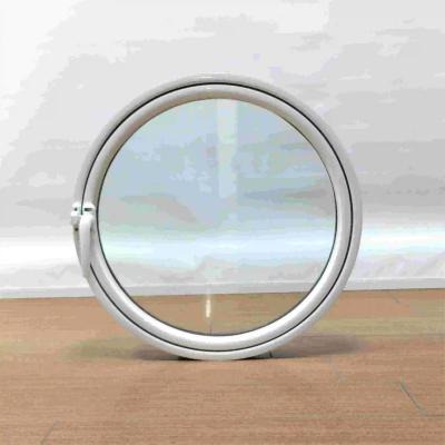 Moon  Aluminum Round Windows 4mm 5mm 6mm Double Tempered Glass Round Aluminum Windows