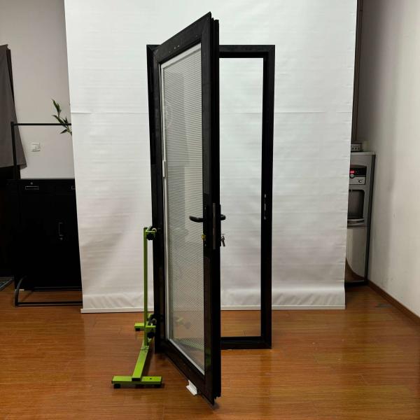 Quality Customized Glass Aluminum Pivot Doors Double Glaze Aluminum Casement Door ODM for sale