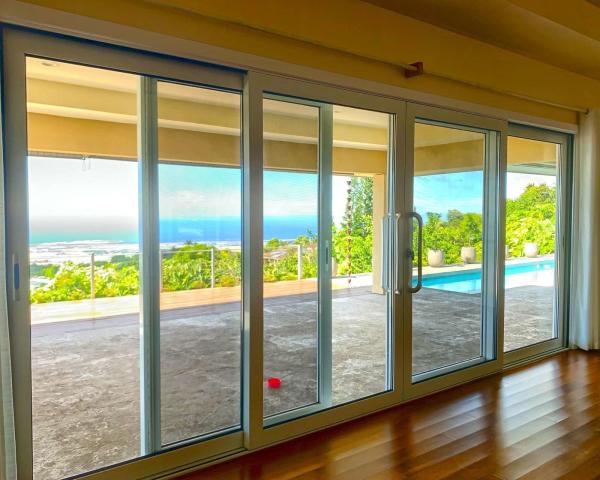 Quality Side Opening Aluminium Sliding Glass Doors Large White Aluminium Sliding Doors for sale