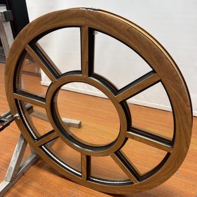 Cina Rivestimento in polvere Finestre circolari in alluminio a prova di vento Finestre di alluminio rotonde personalizzate in vendita