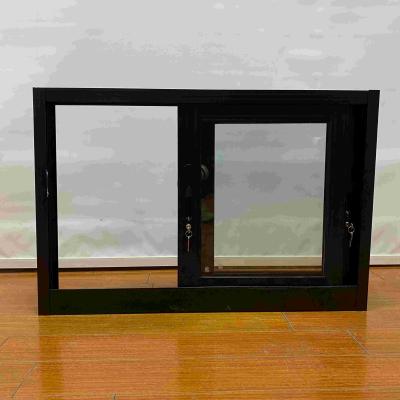 China Windproof Aluminum Sliding Windows With Powder Coated Frame   Insect Screen for sale