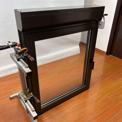 China Customized Size Aluminum Tilt And Turn Windows Screen Netting Tilt And Turn Egress Window for sale