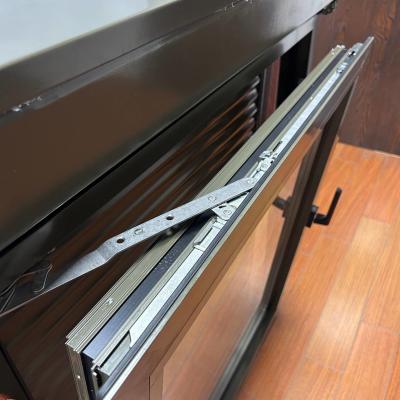 China Customized Size Aluminum Tilt And Turn Windows Screen Netting Tilt And Turn Egress Window for sale