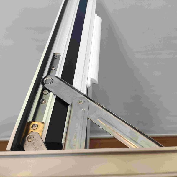 Quality Surface Mounting Aluminium Glass Window White Aluminum Casement Window for sale