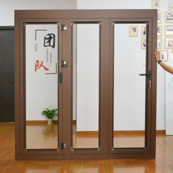 Quality Stainless Steel Aluminum Glass Windows Fiberglass Dark Brown Tempered Glass for sale