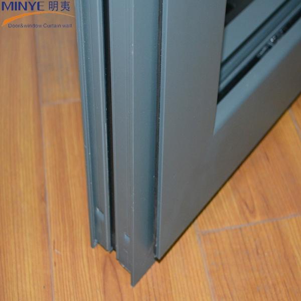 Quality Gray Black Aluminum Double Glazed Windows Multi Locking Aluminum Awning Windows for sale