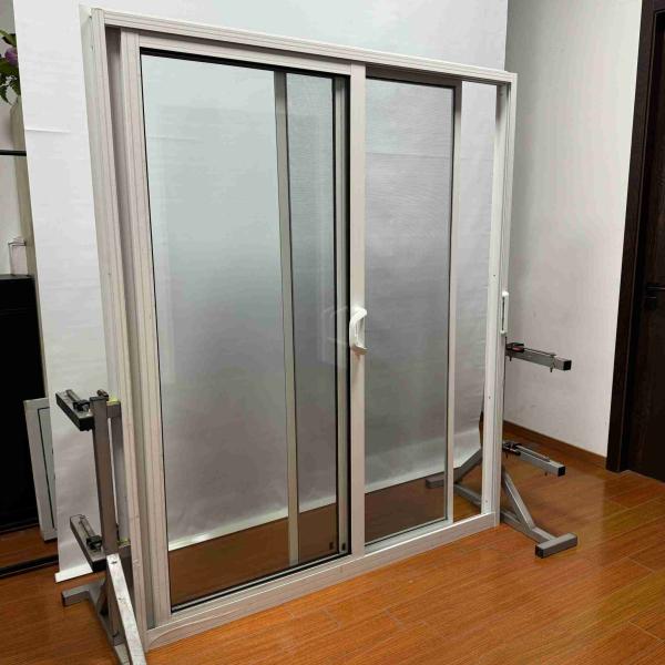 Quality Garage Garden Soundproof Glass Doors Interior Cusotm Size Aluminum Frame Sliding for sale