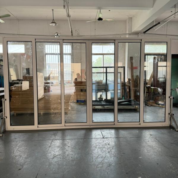 Quality Partition Aluminium Sliding Glass Doors CE Customized Glass Aluminium Framed for sale