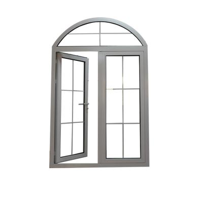 Quality 2.0mm Profile Double Tempered Glass Aluminiumfrench Doors For Heat Insulation for sale